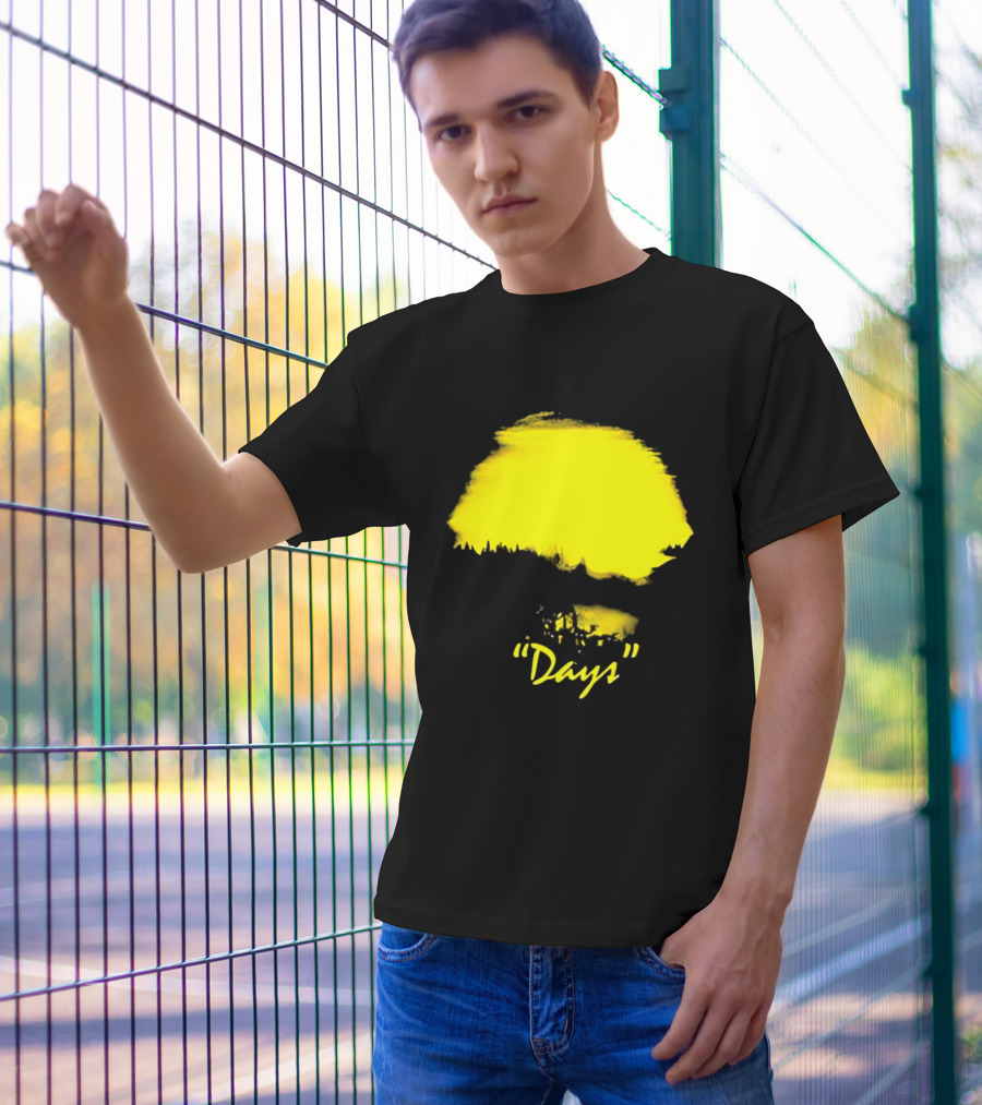 Welcome To Yellow "Days" Bright Sunshine Paintstroke T-Shirt