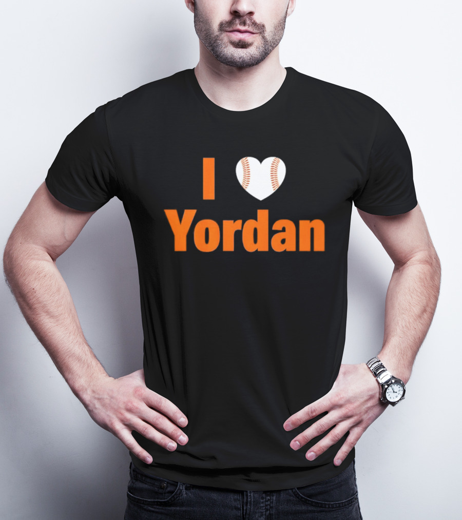 Yordan Alvarez Houston Astros MLB I Love Baseball T-Shirt