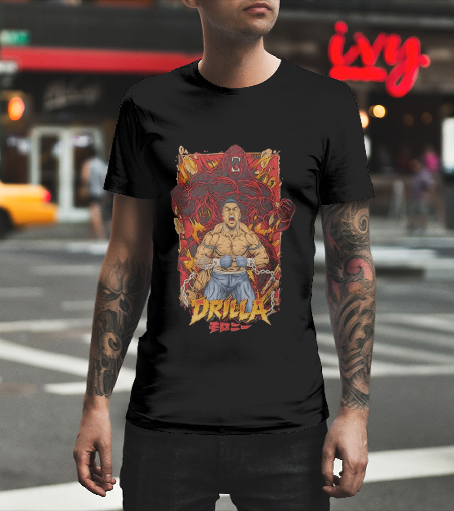Drilla Gorilla Anthony Taylor Boxing MMA Warrior Explosion T-Shirt