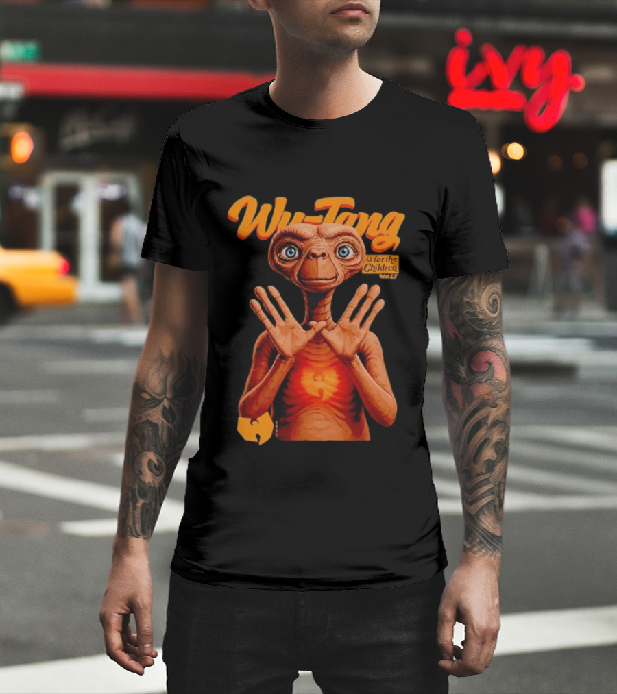 Wu Tang Is For The Children E.T. 1992 SIMPSON T-Shirt