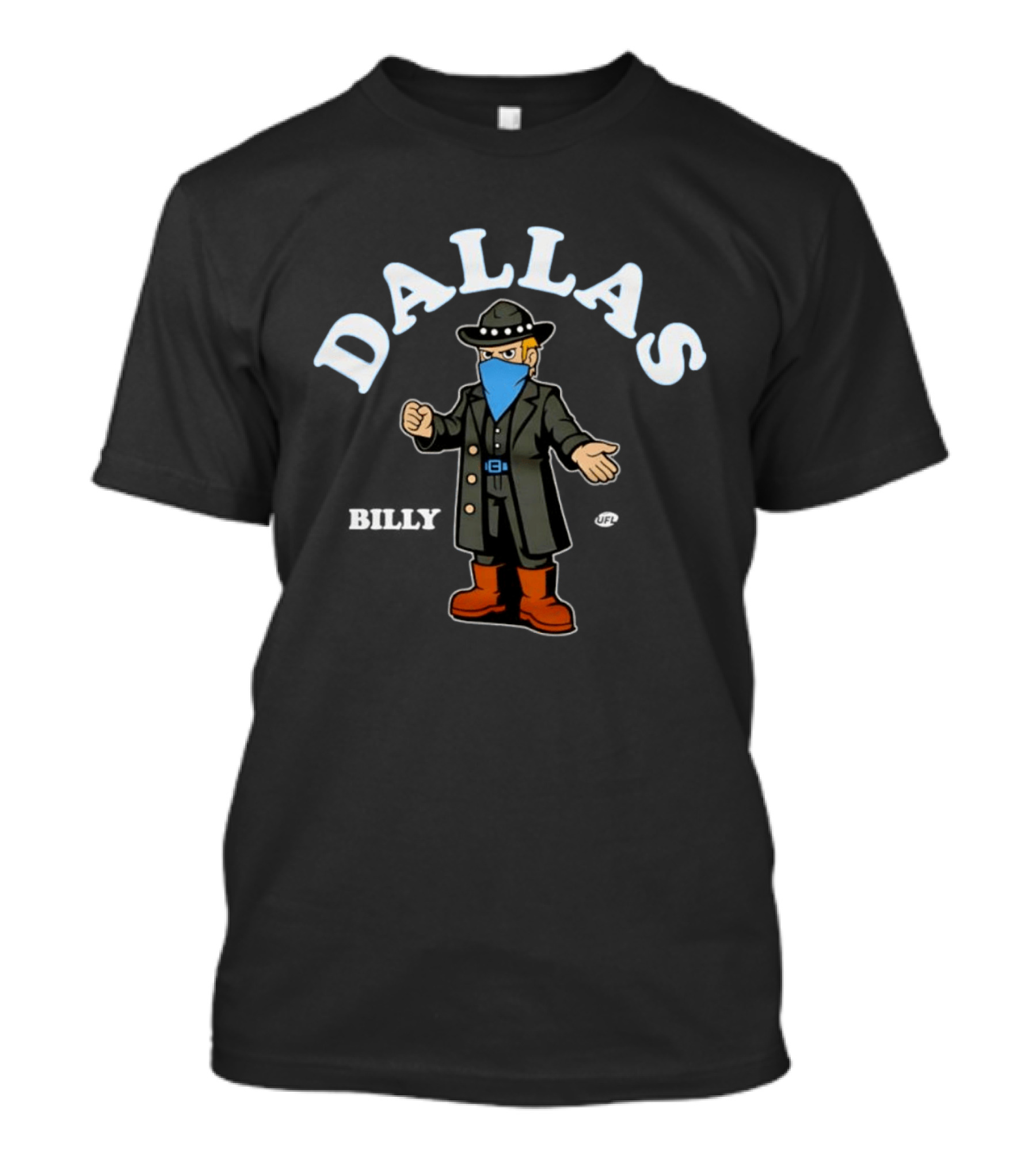 Dallas Renegades Billy Arlington UFL Cowboy T-Shirt
