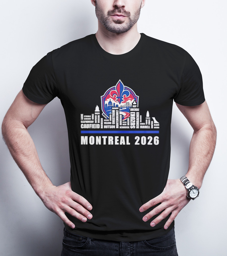 Caufield Suzuki Slafkovsky Montreal 2026 NHL Laine Struble Demidov Guhle T-Shirt
