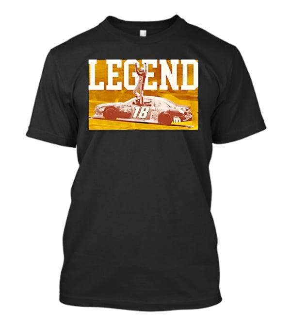 Kyle Busch 18 M&Ms Joe Gibbs Racing NASCAR Cup Series Legend Victory Celebration T-Shirt