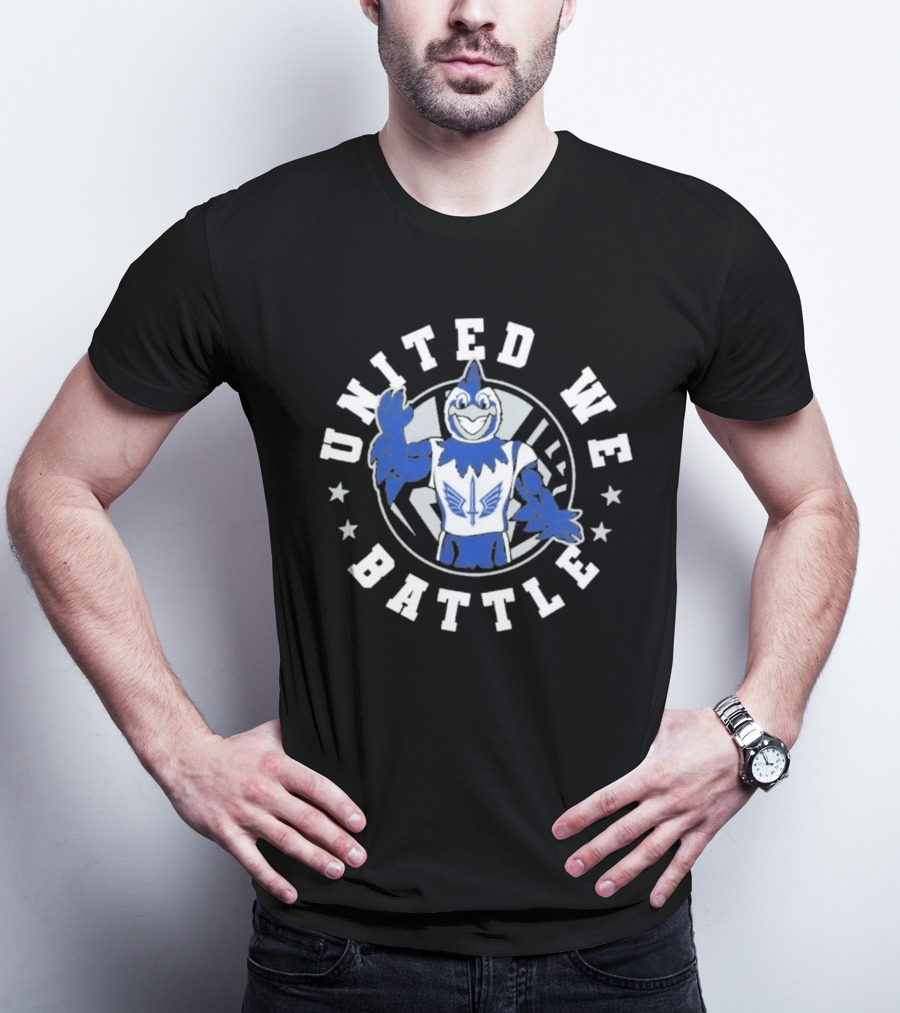 St. Louis Battlehawks Mascot United We Battle UFL T-Shirt