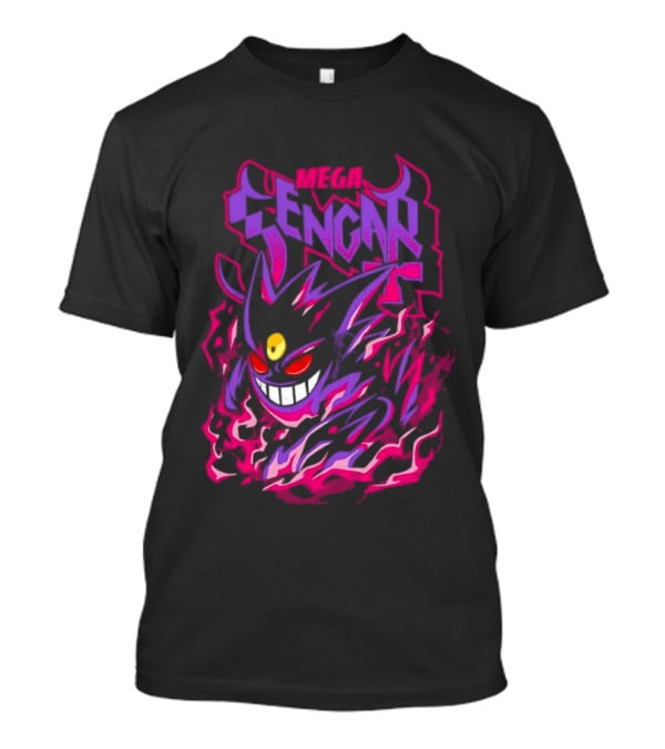 Mega Gengar Pokémon GO Fiery Purple T-Shirt