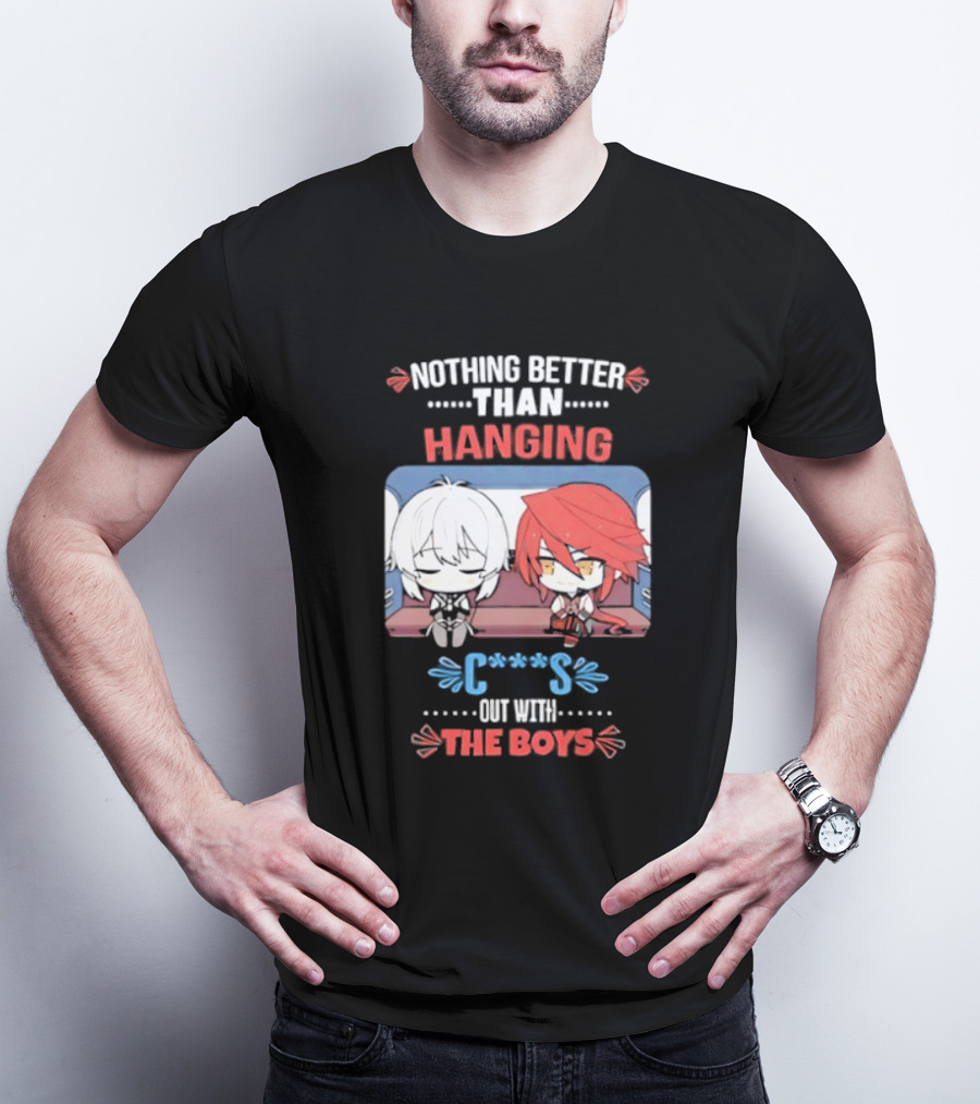 Stelle And Himeko Nothing Better Than Hanging Out With The Boys T-Shirt
