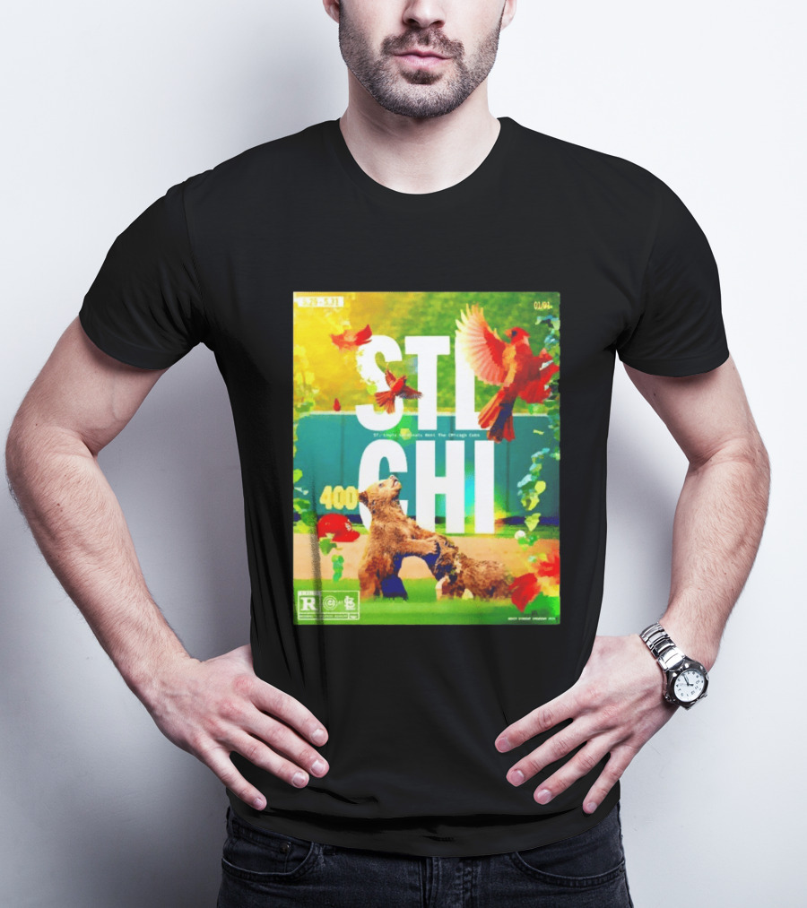 STL CHI St Louis Cardinals Vs Chicago Cubs 400 Stadium Rivalry 9 25 31 T-Shirt