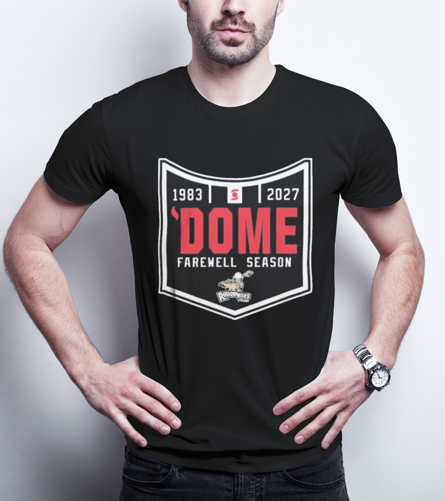 1983 2027 The Dome Farewell Season Calgary Roughnecks NLL T-Shirt