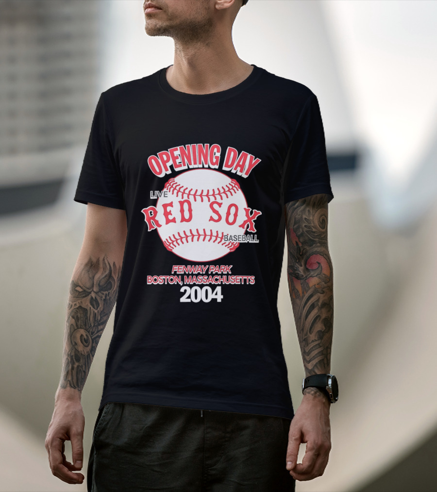 Opening Day Red Sox Fenway Park Boston Massachusetts 2004 T-Shirt