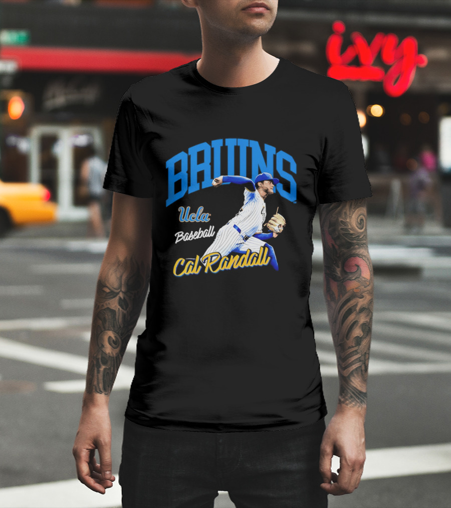 UCLA Bruins Cal Randall Baseball NCAA Pac 12 T-Shirt