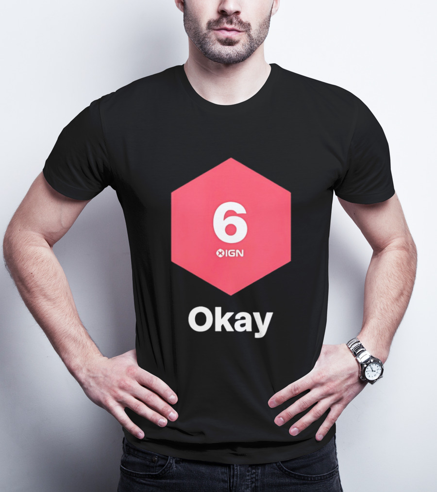 IGN Gaming Review Meme Culture 6 Okay Rating T-Shirt