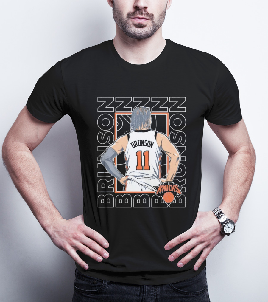 BRUNSON 11 New York Knicks Jalen Brunson ZZZZ T-Shirt