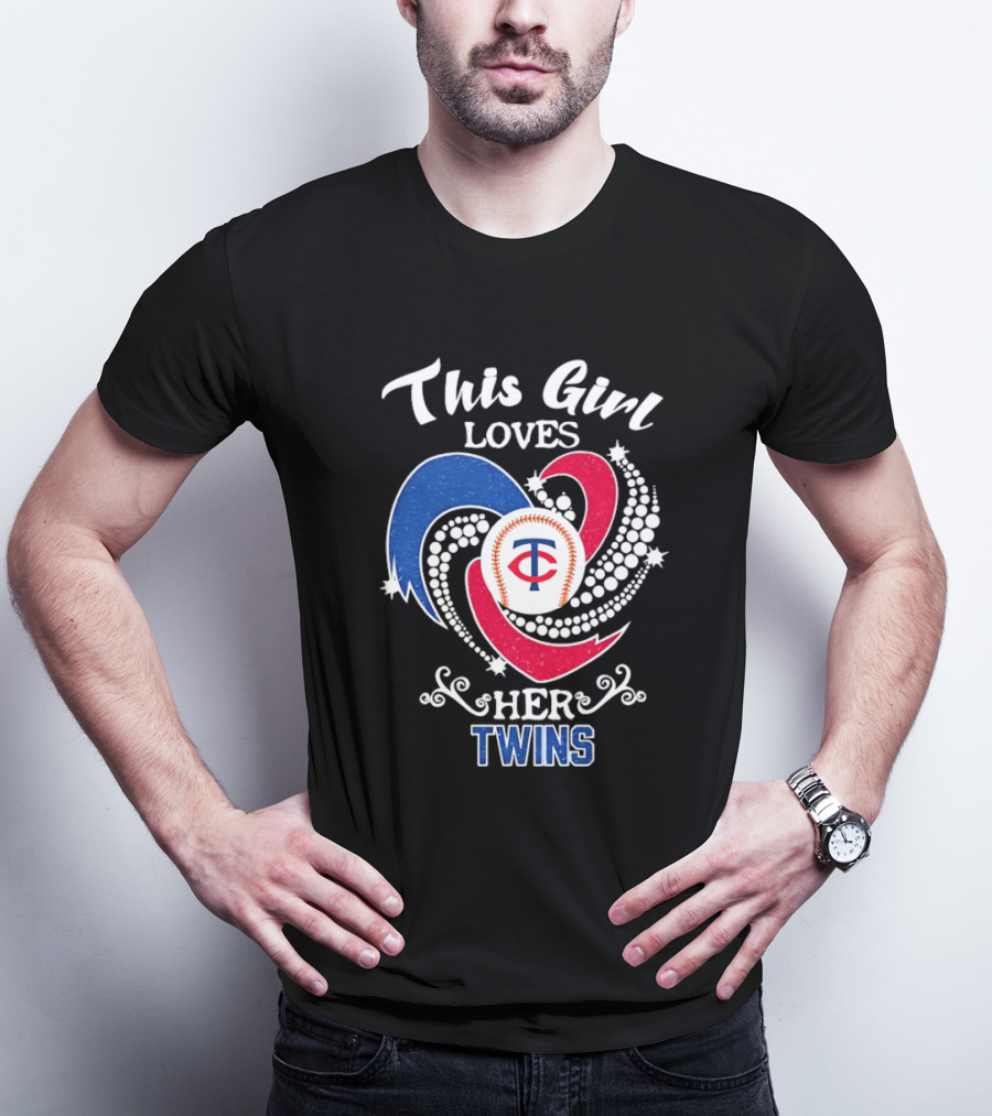 This Girl Loves Her Minnesota Twins MLB Team T-Shirt