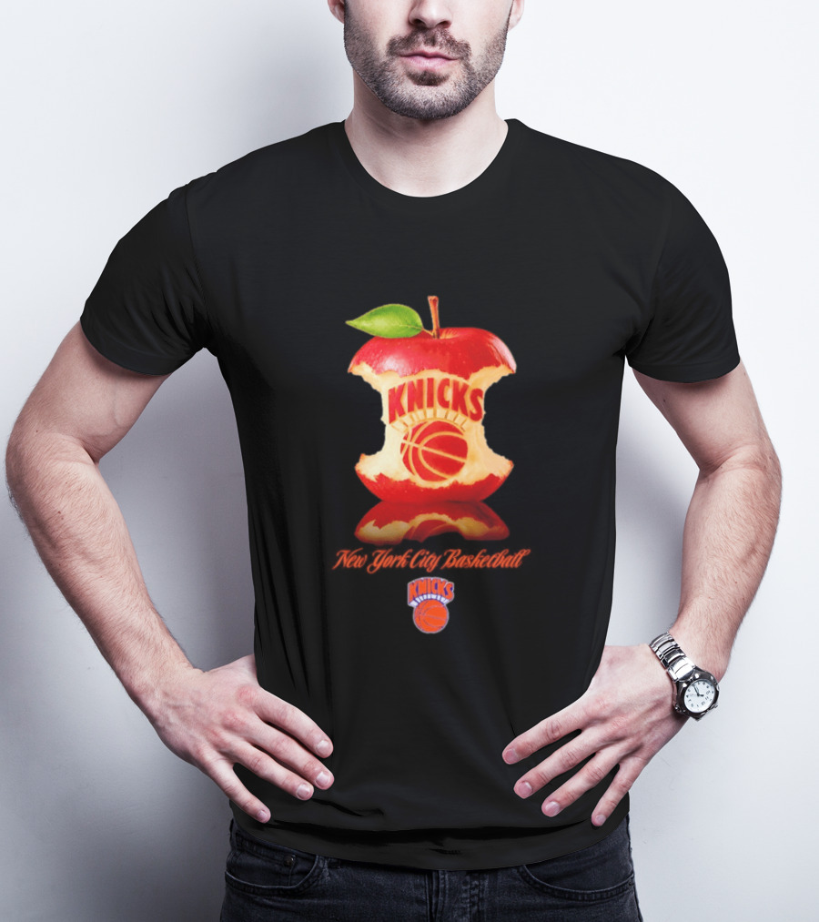 New York Knicks Big Apple Basketball NYC T-Shirt