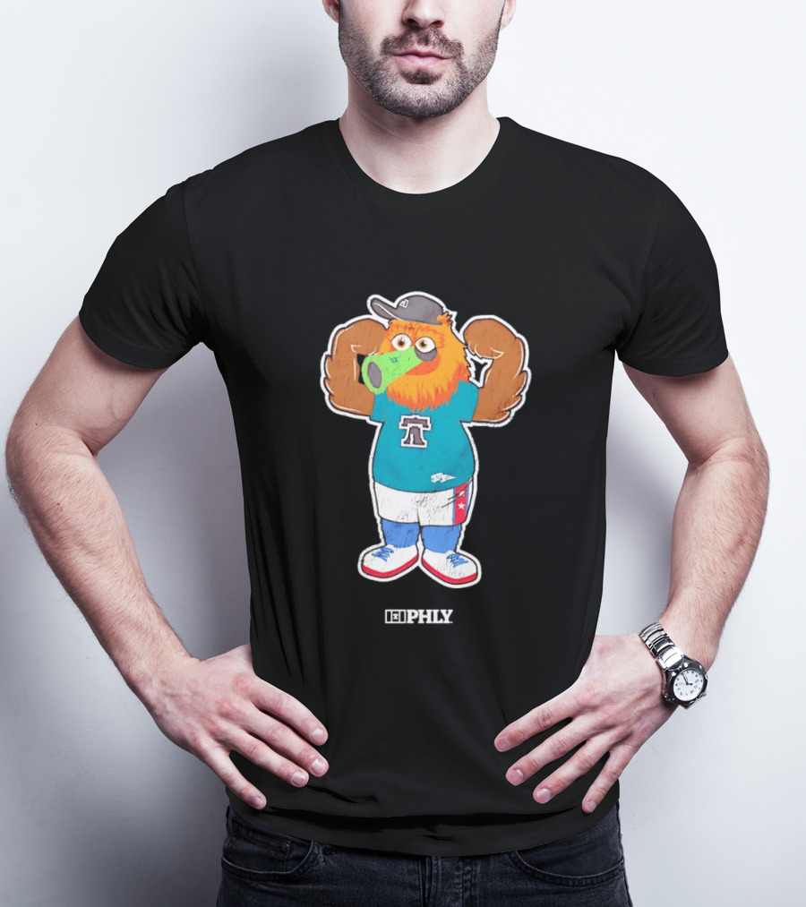 Phillie Phanatic Peashooter Phillies Eagles Plants Vs Zombies Mashup PHLY Fan T-Shirt