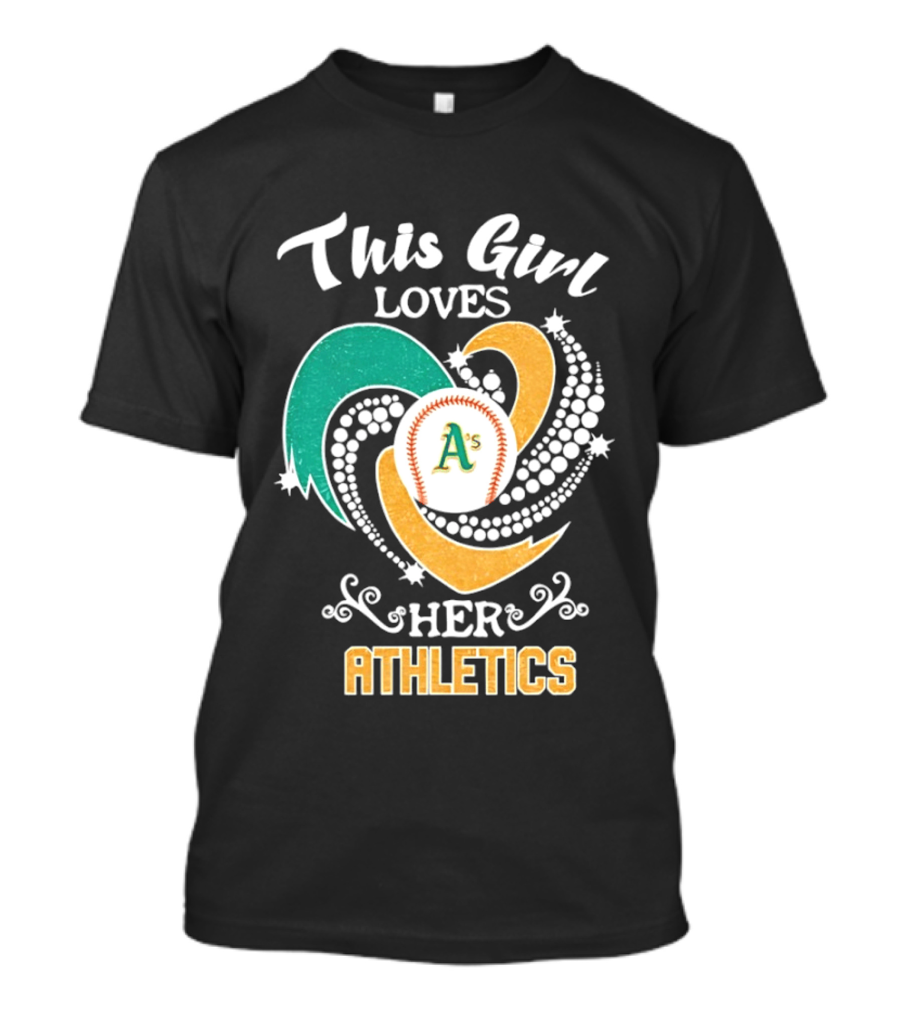 This Girl Loves Her Oakland Athletics MLB T-Shirt