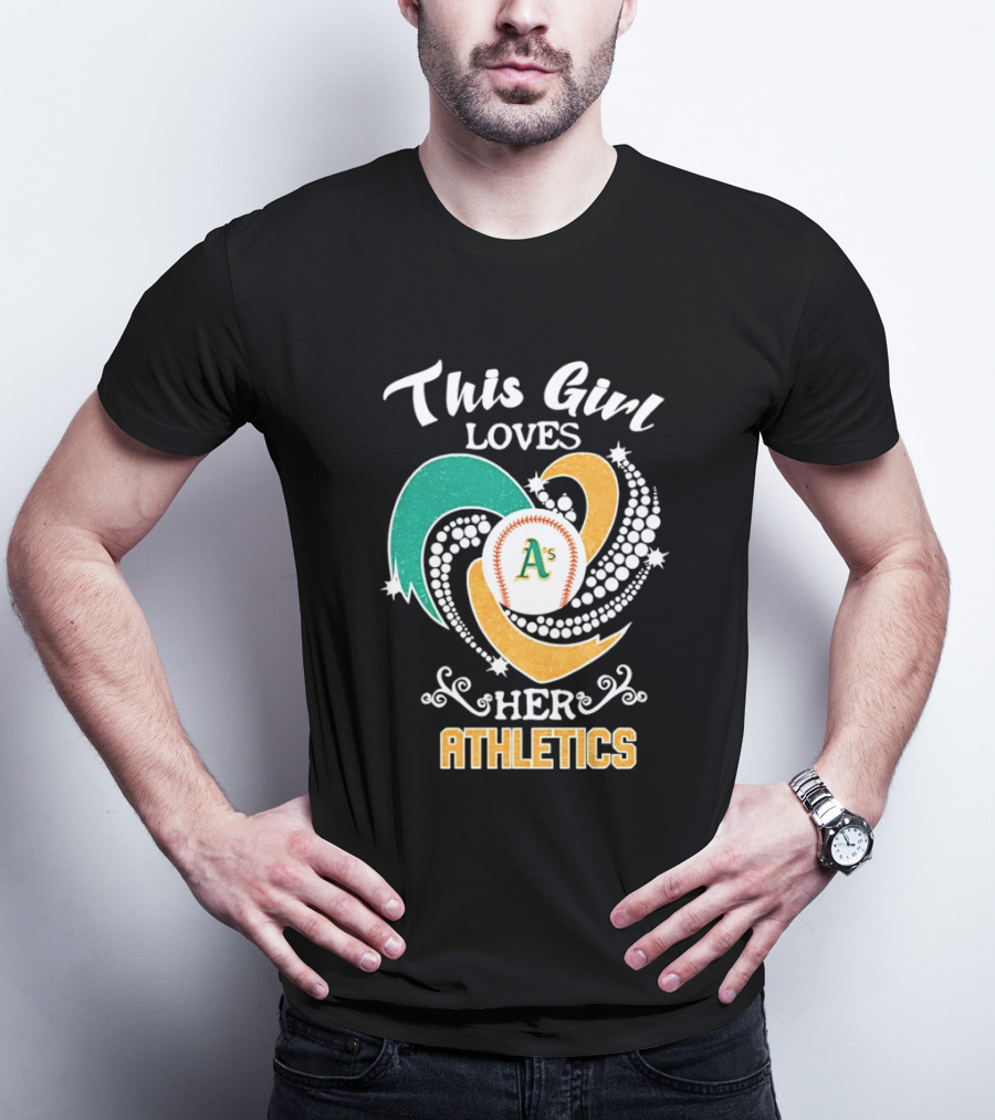 This Girl Loves Her Oakland Athletics MLB T-Shirt