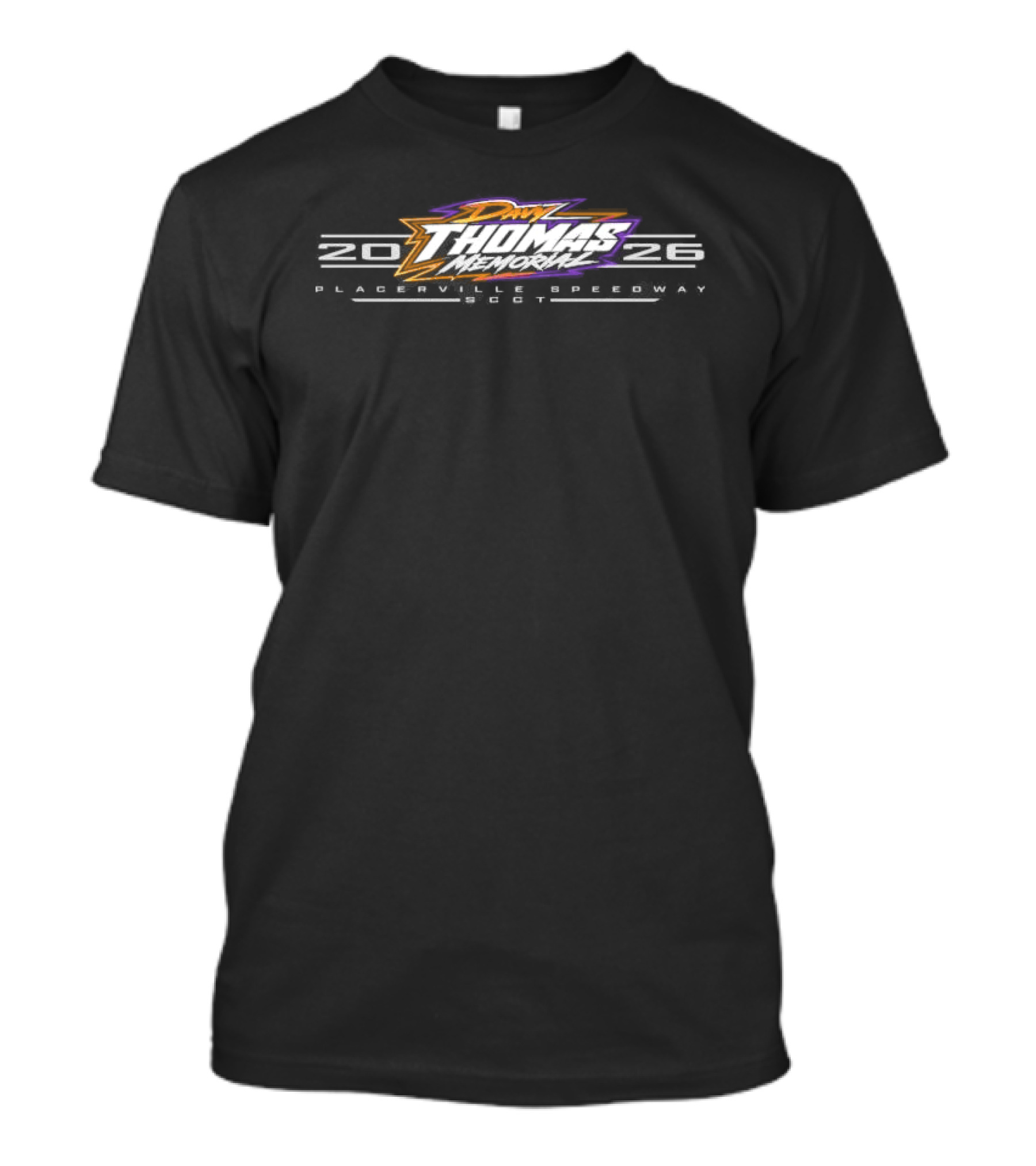 Original Davy Thomas Memorial 2026 Placerville Speedway Racing Event Scct T-Shirt