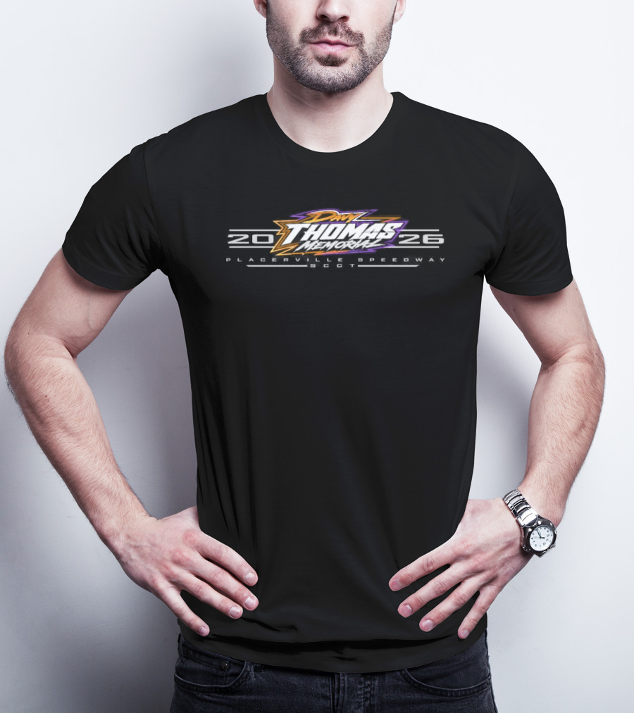 Original Davy Thomas Memorial 2026 Placerville Speedway Racing Event Scct T-Shirt