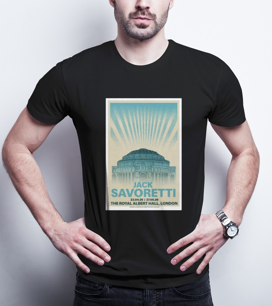 Jack Savoretti The Royal Albert Hall London Tour 23.04.26 27.05.26 T-Shirt