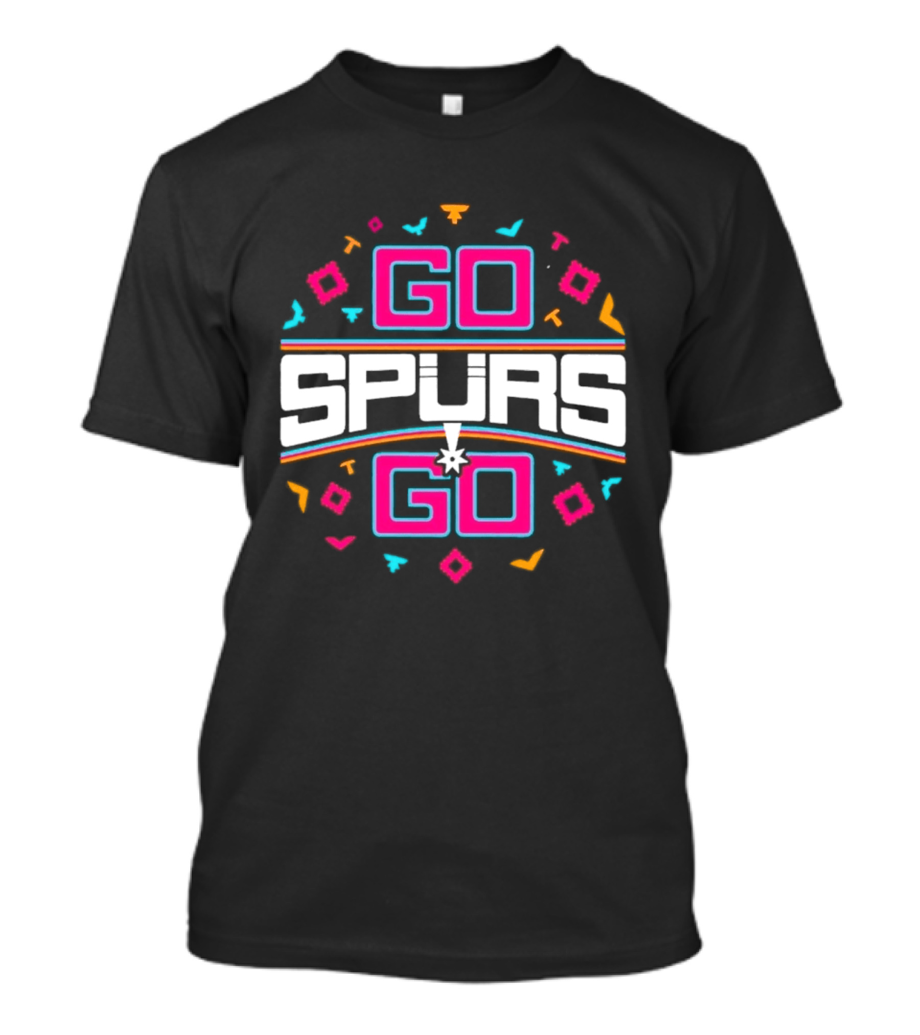 Go Spurs Go San Antonio Spurs NBA Team Spirit Celebration T-Shirt