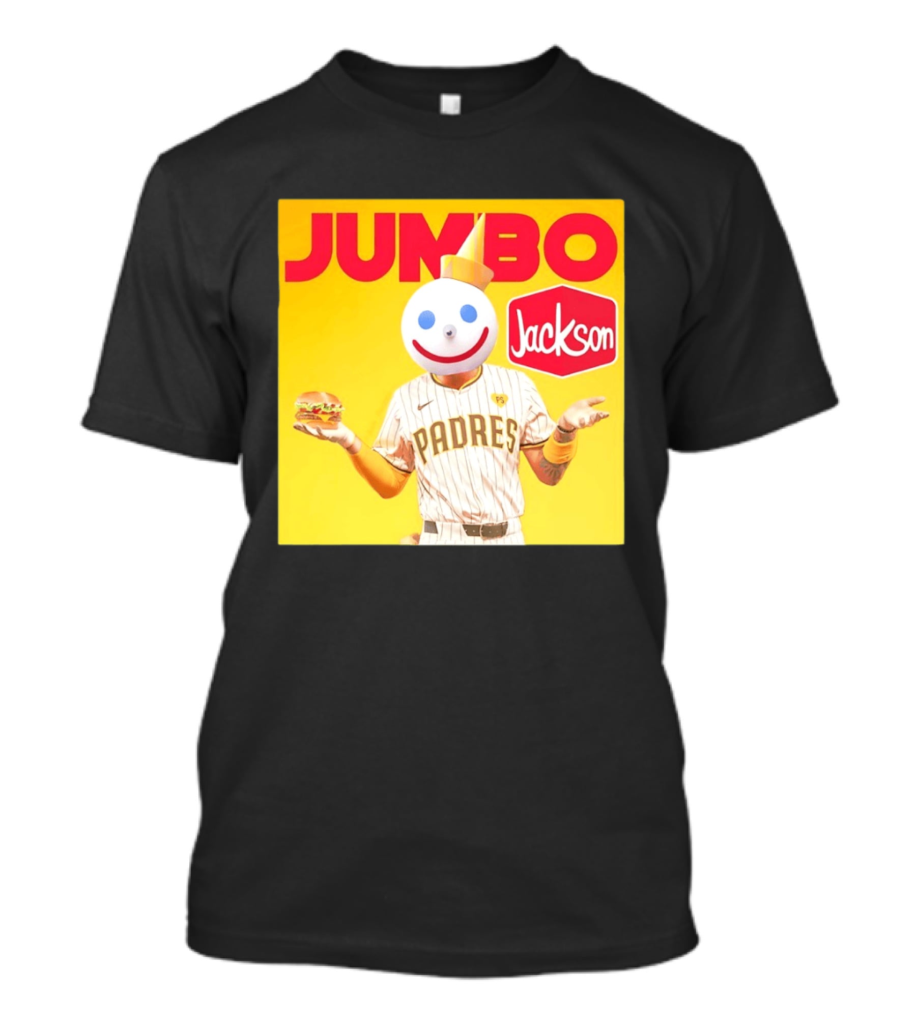 San Diego Padres MLB Jumbo Jack Jackson Collaboration T-Shirt