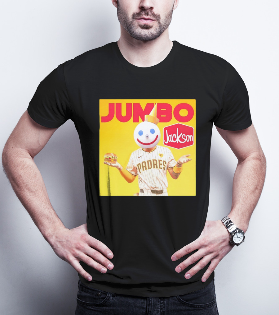 San Diego Padres MLB Jumbo Jack Jackson Collaboration T-Shirt