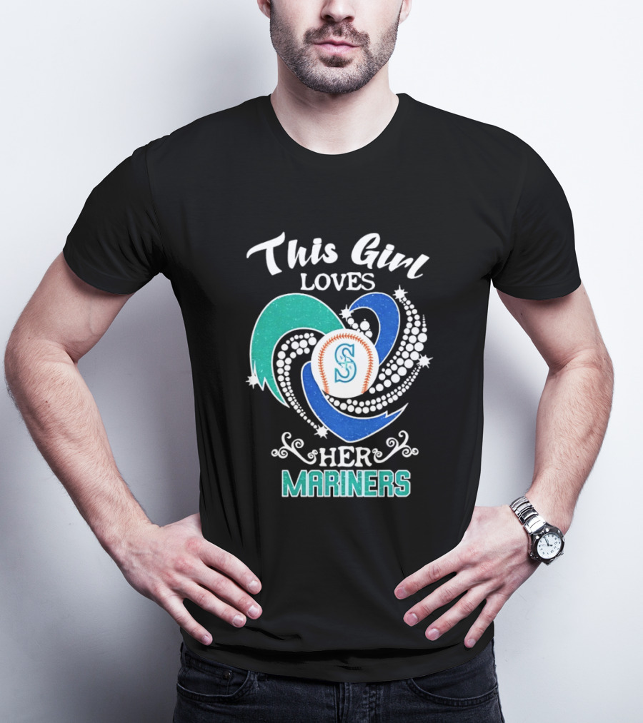This Girl Loves Her Seattle Mariners Baseball T-Shirt