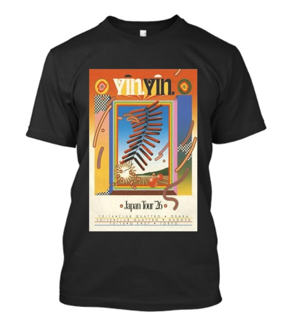 YinYin Japan Tour 2026 Club Quattro Osaka Nagoya Tokyo T-Shirt