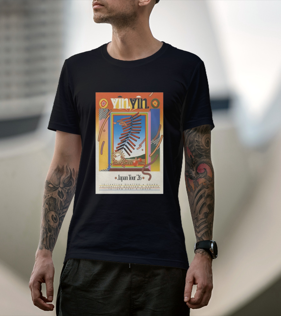 YinYin Japan Tour 2026 Club Quattro Osaka Nagoya Tokyo T-Shirt