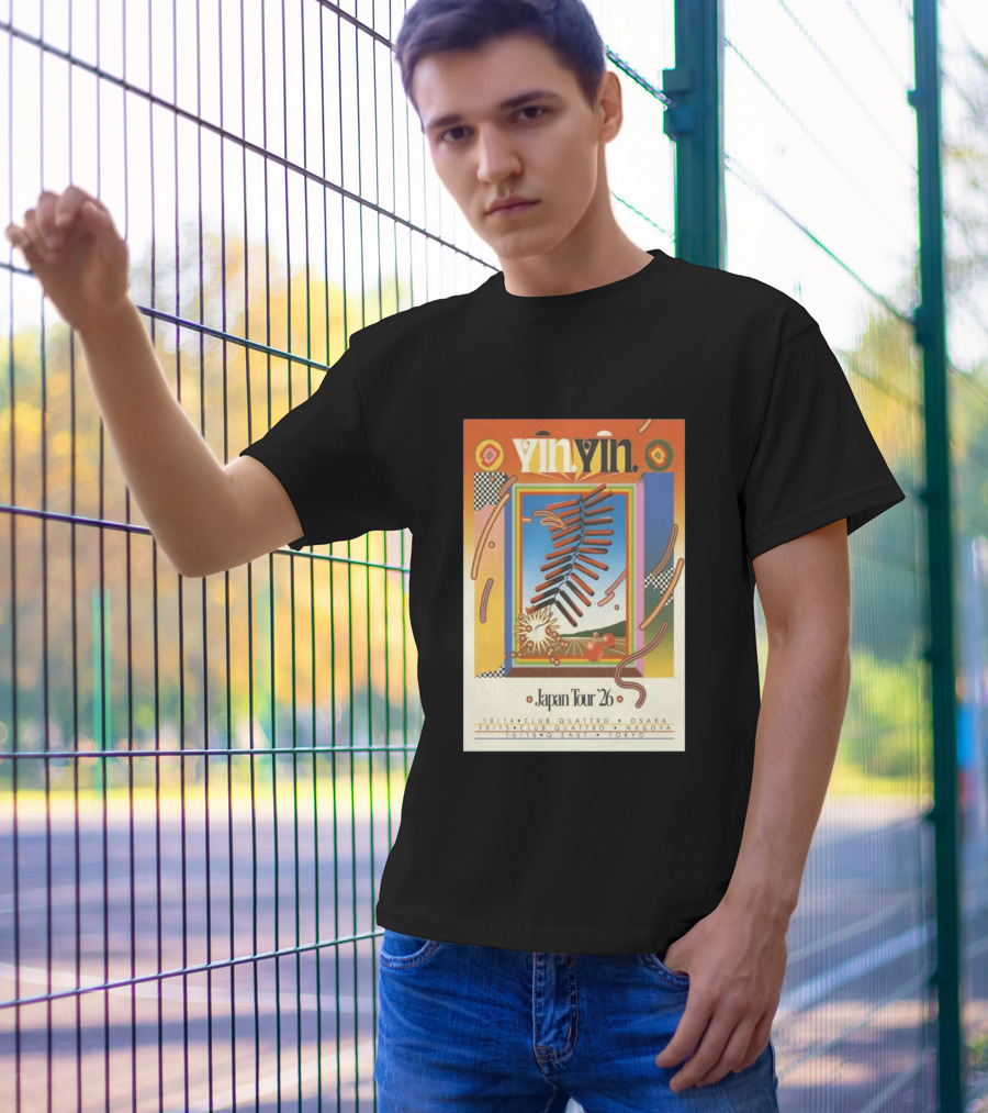 YinYin Japan Tour 2026 Club Quattro Osaka Nagoya Tokyo T-Shirt