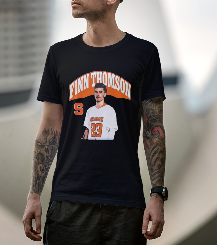 Syracuse Orange Lacrosse Finn Thomson Number 23 T-Shirt