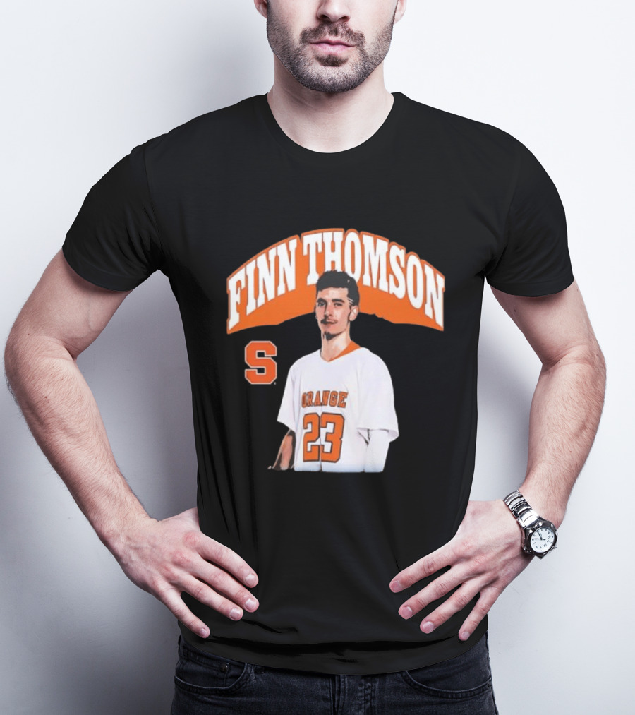 Syracuse Orange Lacrosse Finn Thomson Number 23 T-Shirt