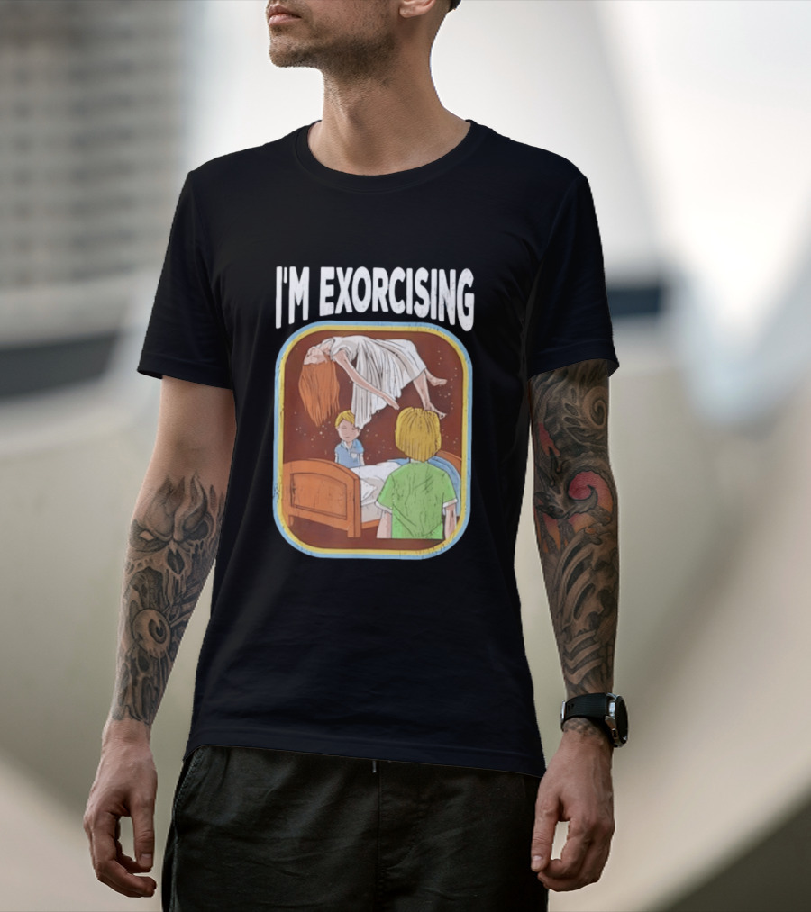 I'm Exorcising NJ Horror Paranormal Child Scene T-Shirt