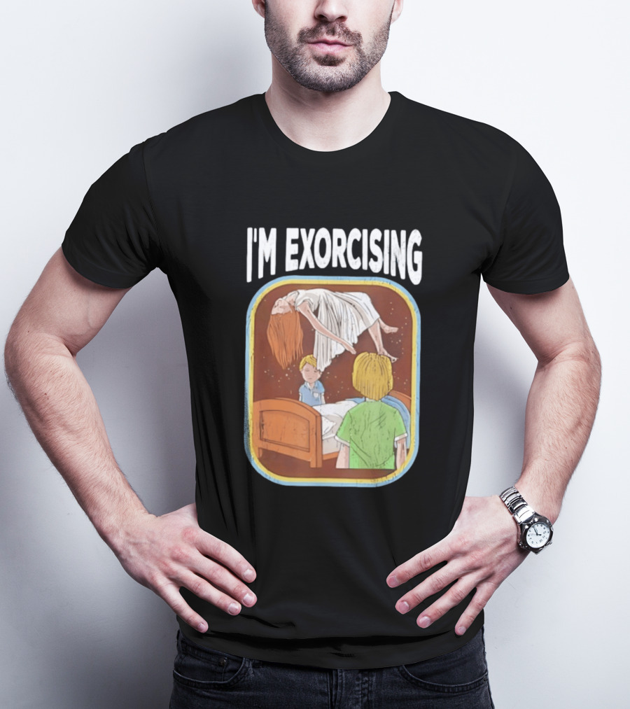 I'm Exorcising NJ Horror Paranormal Child Scene T-Shirt