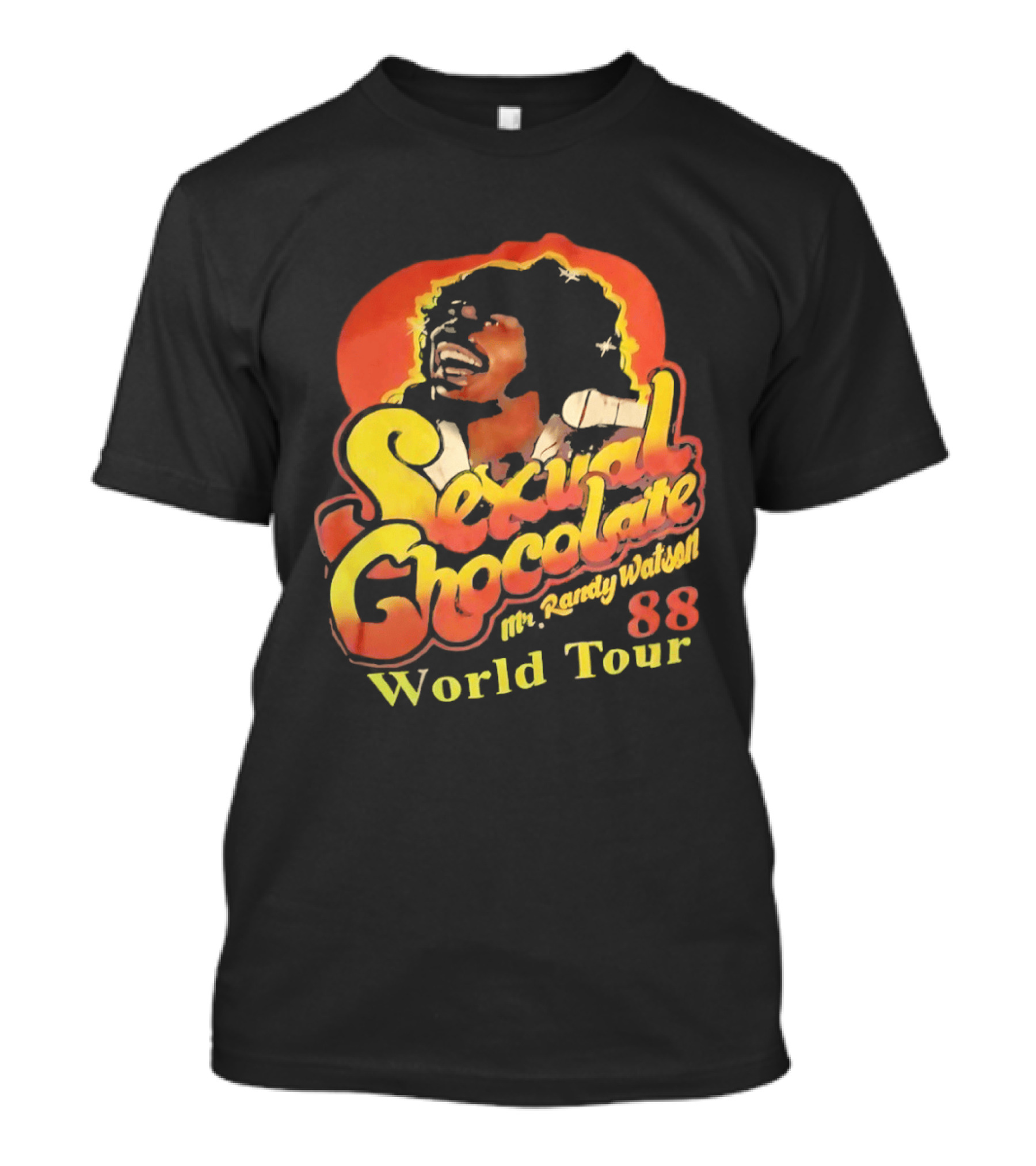 Sexual Chocolate Mr Randy Watson 88 World Tour Eddie Murphy Coming To America T-Shirt
