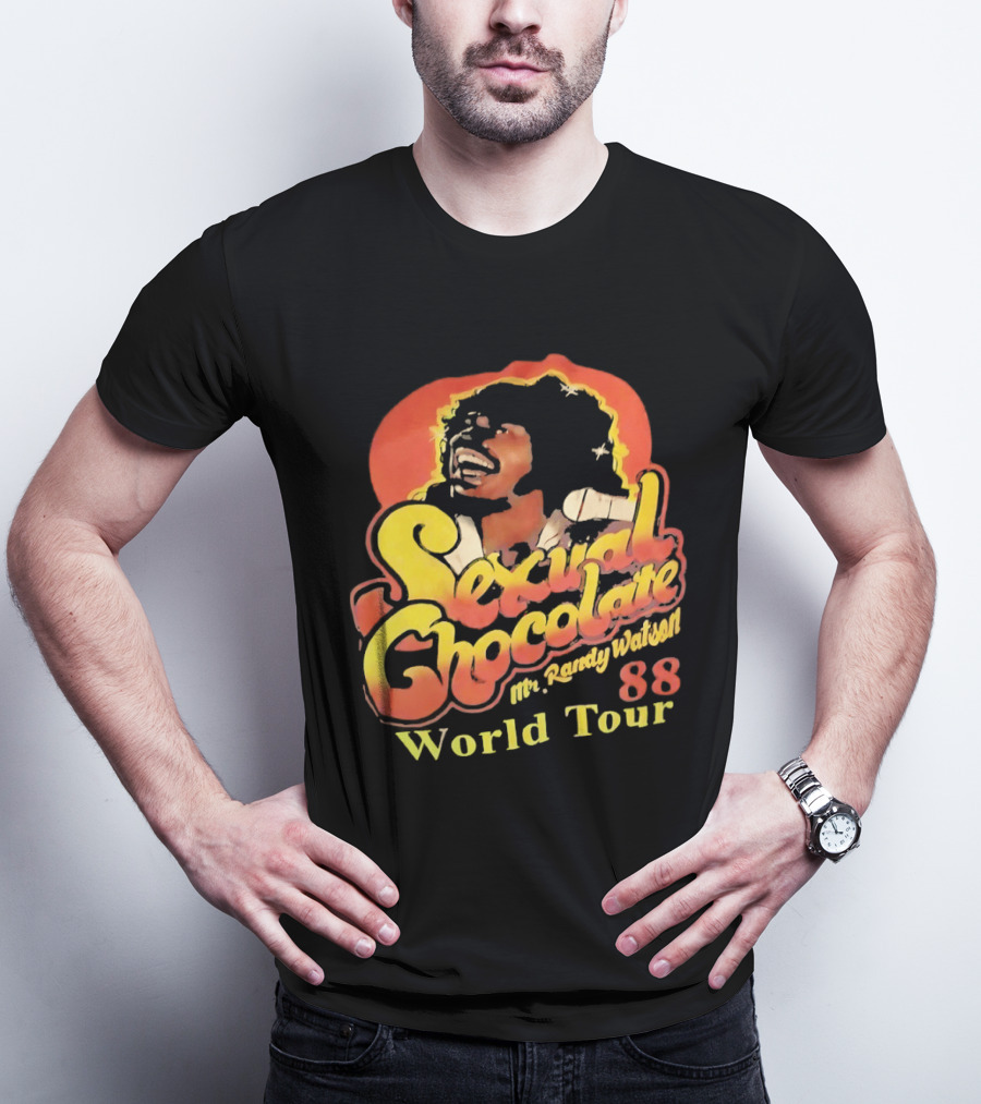 Sexual Chocolate Mr Randy Watson 88 World Tour Eddie Murphy Coming To America T-Shirt