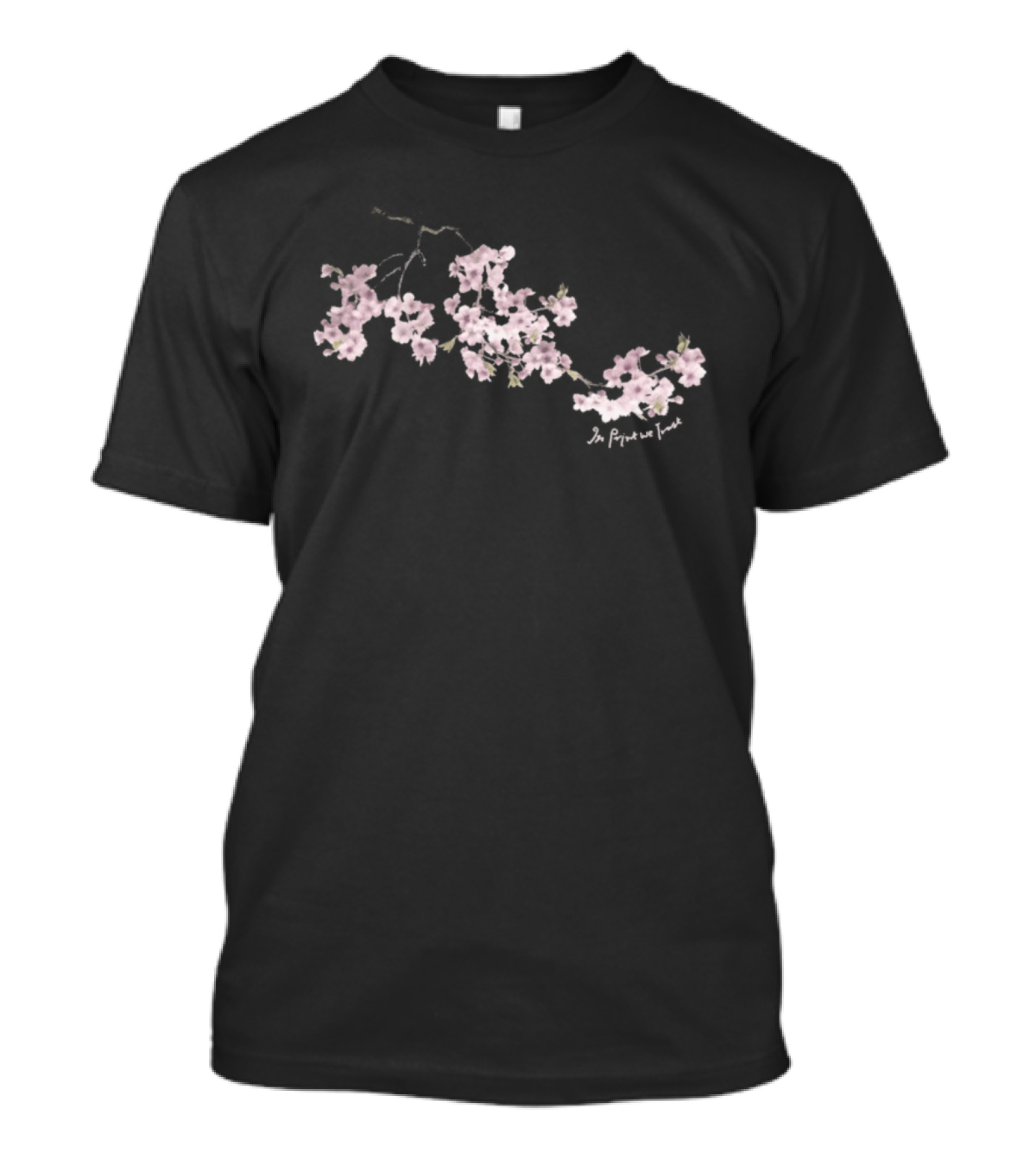 In We Trust Cherry Blossom Sakura Aesthetic T-Shirt