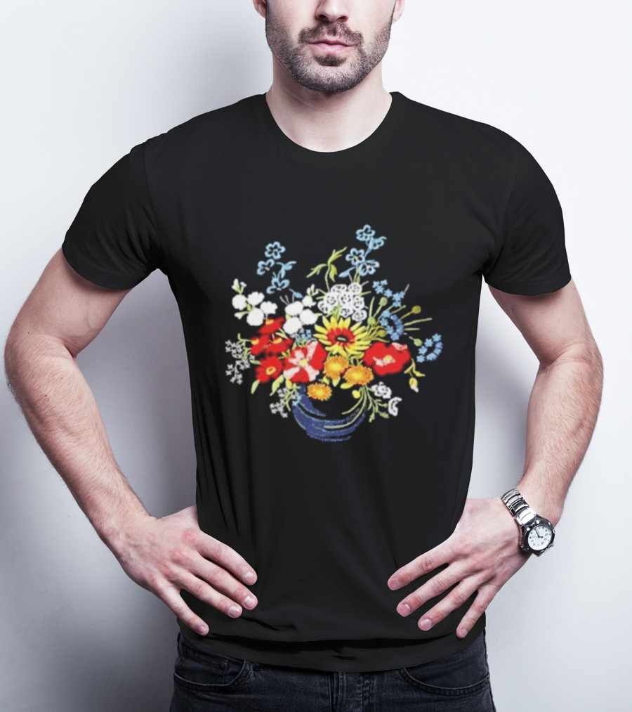 Paige Bueckers Embroidered Floral OKC T-Shirt