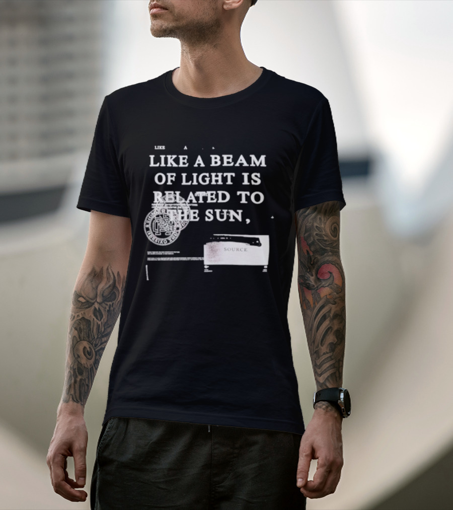 Kyrie Irving Like A Beam Of Light Is Related To The Sun Cosmic Court Vision T-Shirt