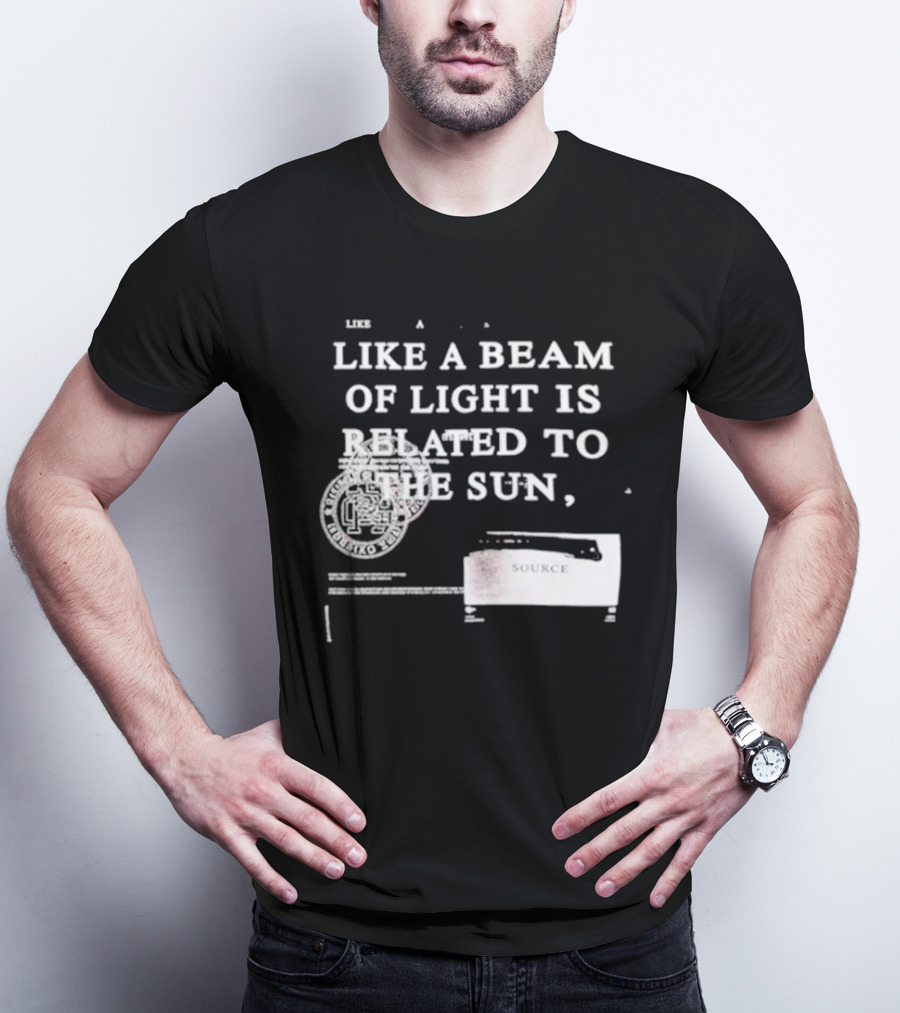Kyrie Irving Like A Beam Of Light Is Related To The Sun Cosmic Court Vision T-Shirt