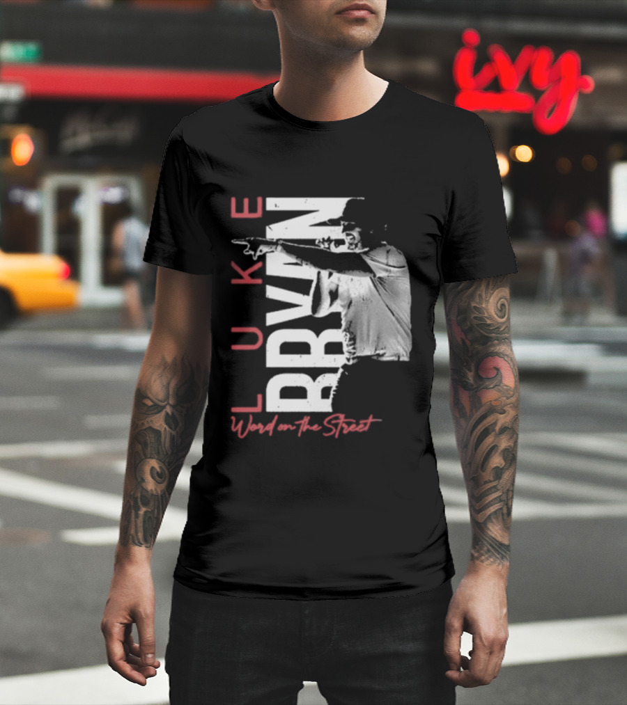 Luke Bryan Word On The Street Tour Merchandise T-Shirt