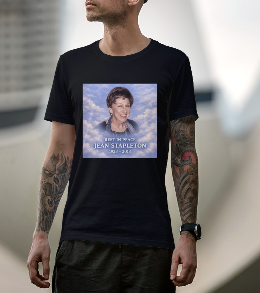 Rest In Peace Jean Stapleton 1923 2013 Memorial Image T-Shirt