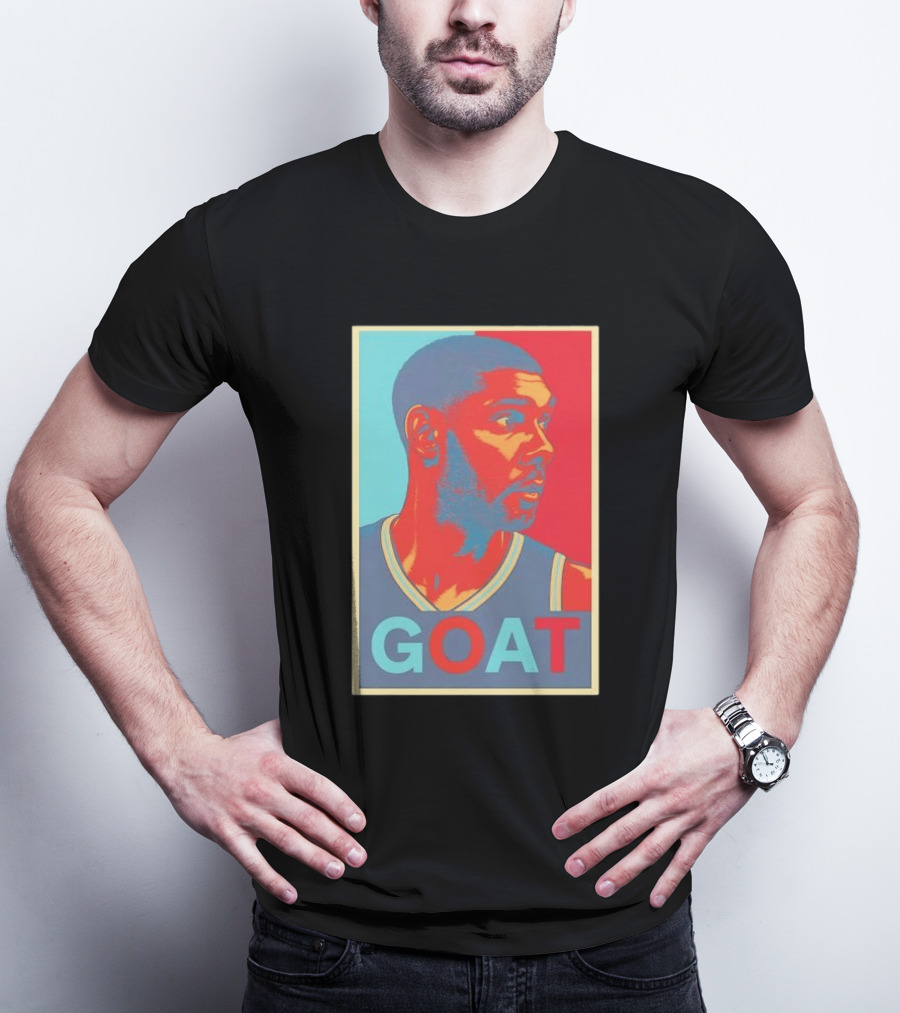GOAT Tim Duncan San Antonio Spurs T-Shirt