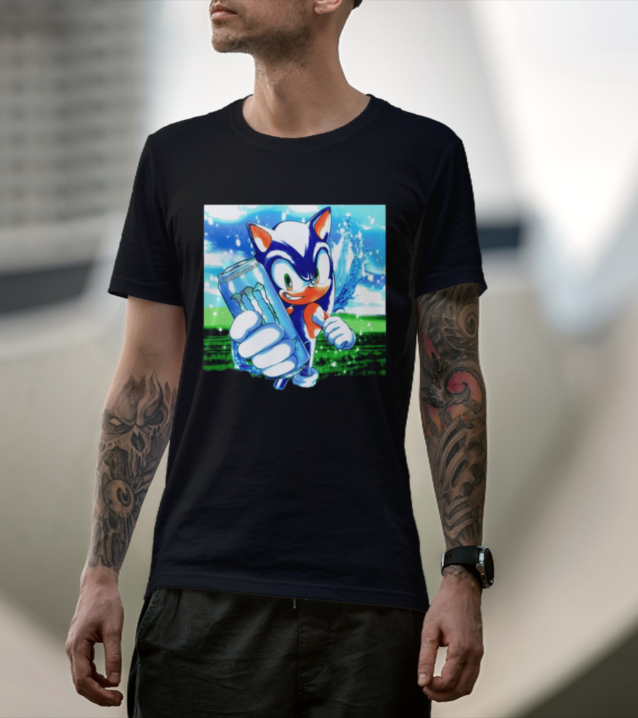 Mamono World Hedgehog Monster Energy T-Shirt