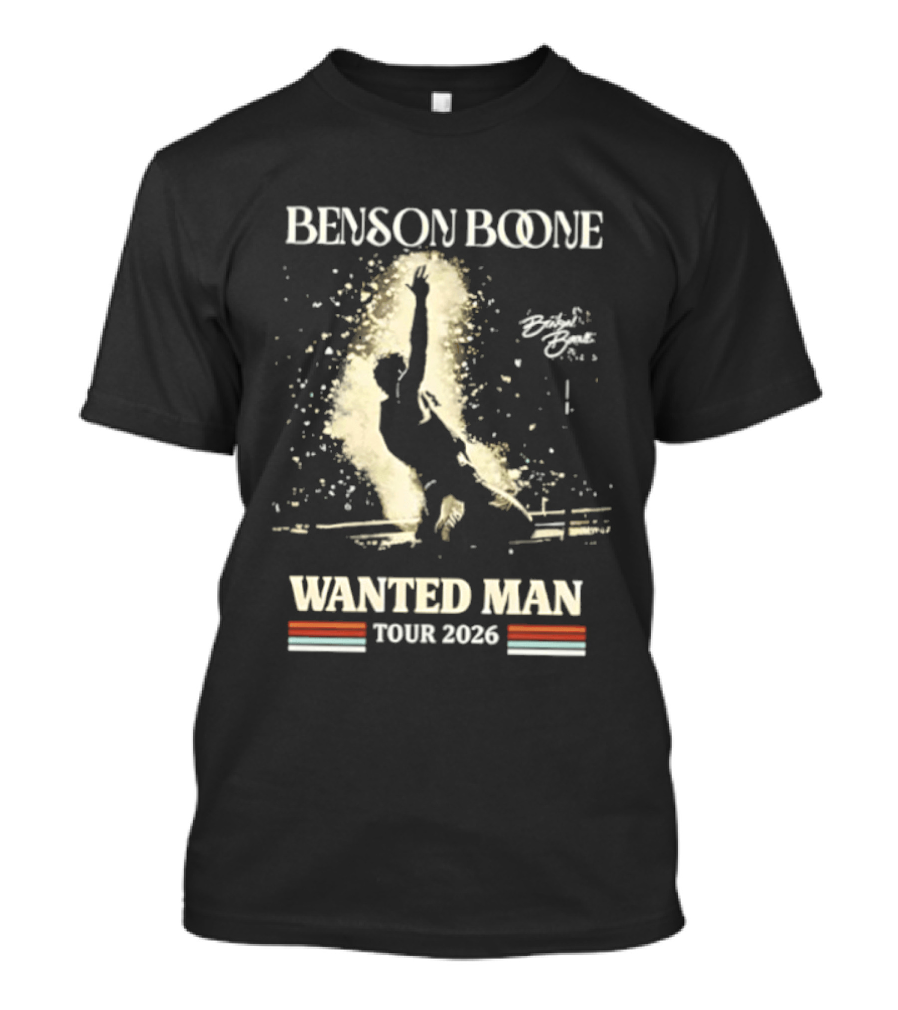 Benson Boone Wanted Man Tour 2026 T-Shirt