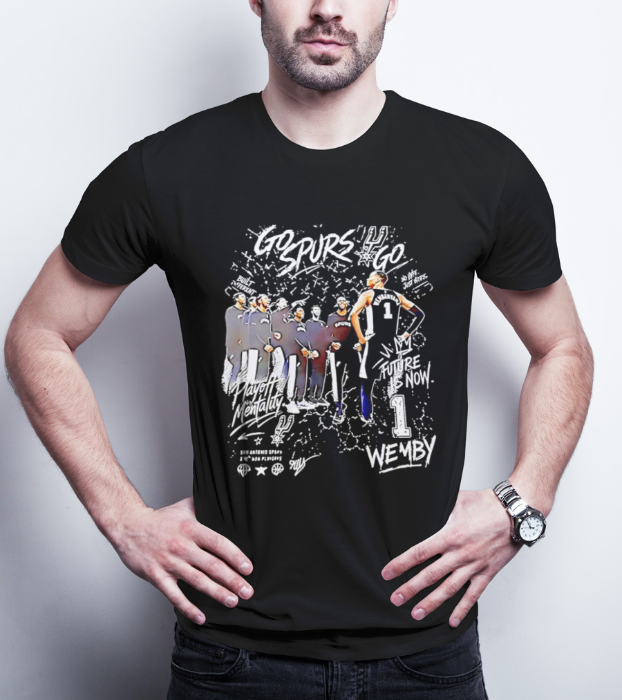 Spurs Built Different No Hype Just Work Future Is Now Wembanyama Wemby T-Shirt