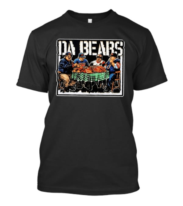 Chicago Bears Fans Eating At A Table Da Bears Classic Tailgate Gathering T-Shirt