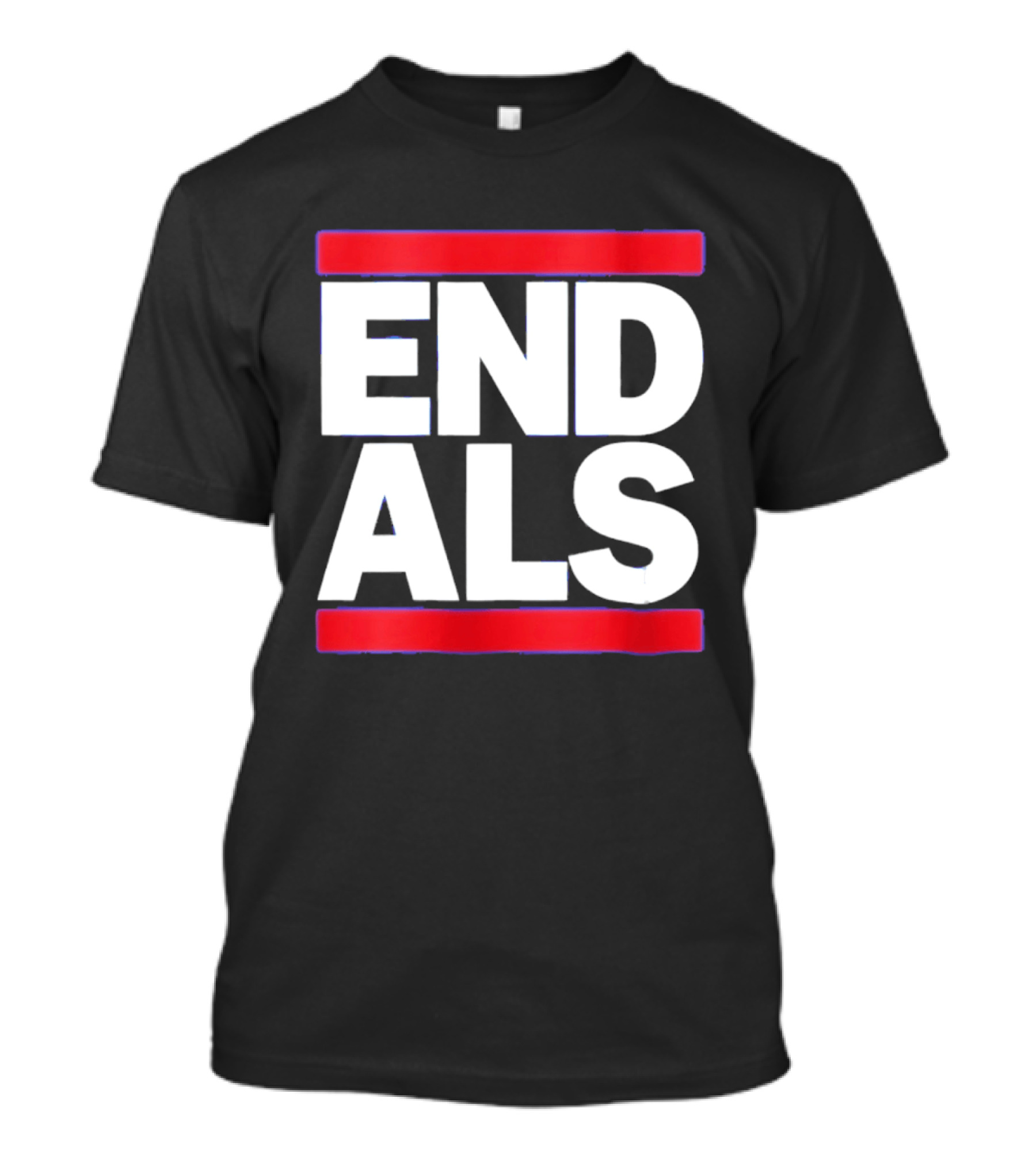 Chicago Cubs Lou Gehrig Day End ALS Campaign Red Blue T-Shirt