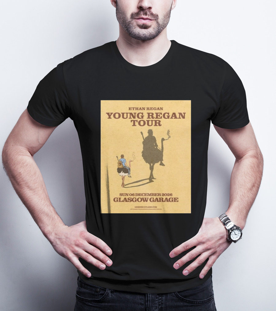 Ethan Regan Young Regan Tour December 2026 Glasgow Garage T-Shirt